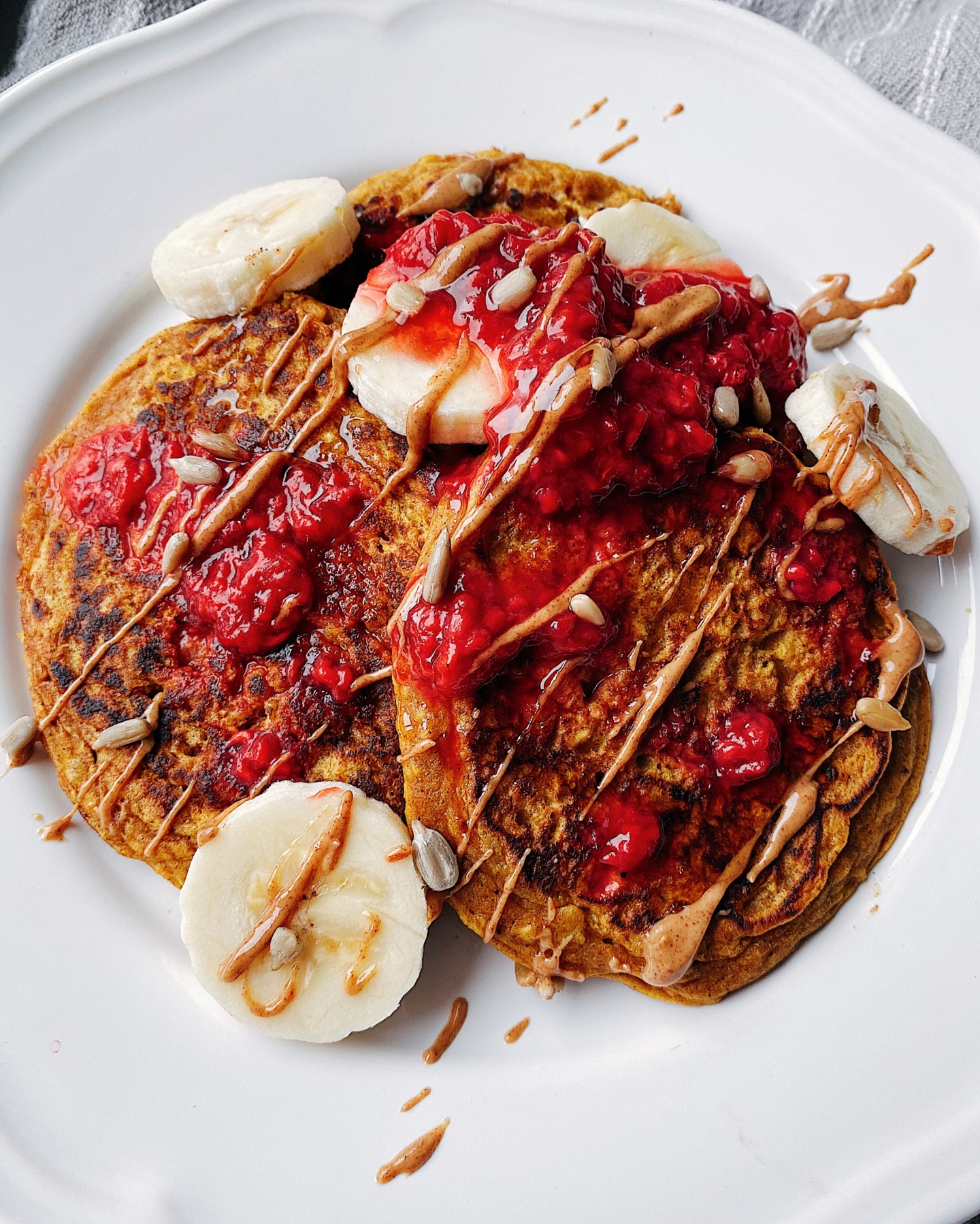 Single-serving PB&J Pancakes - Mini Batch Baker