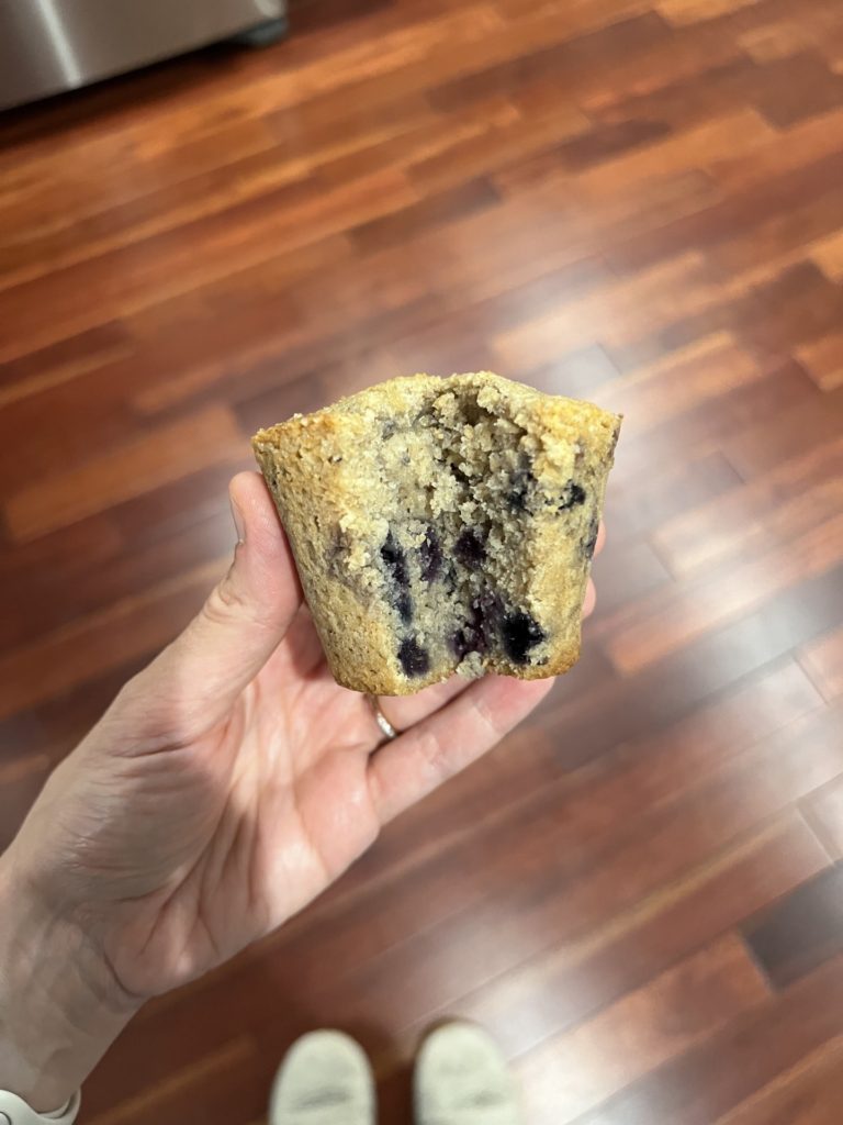 Single-serving Blueberry Muffin
