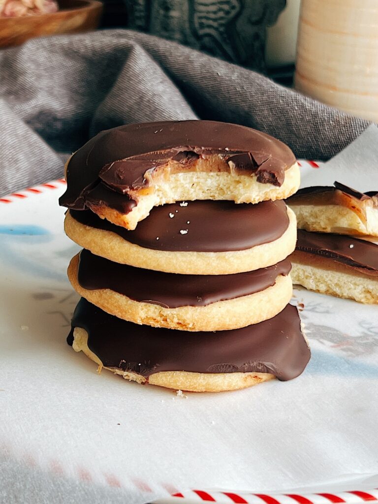 Small-batch Millionaire’s Shortbread Cookies